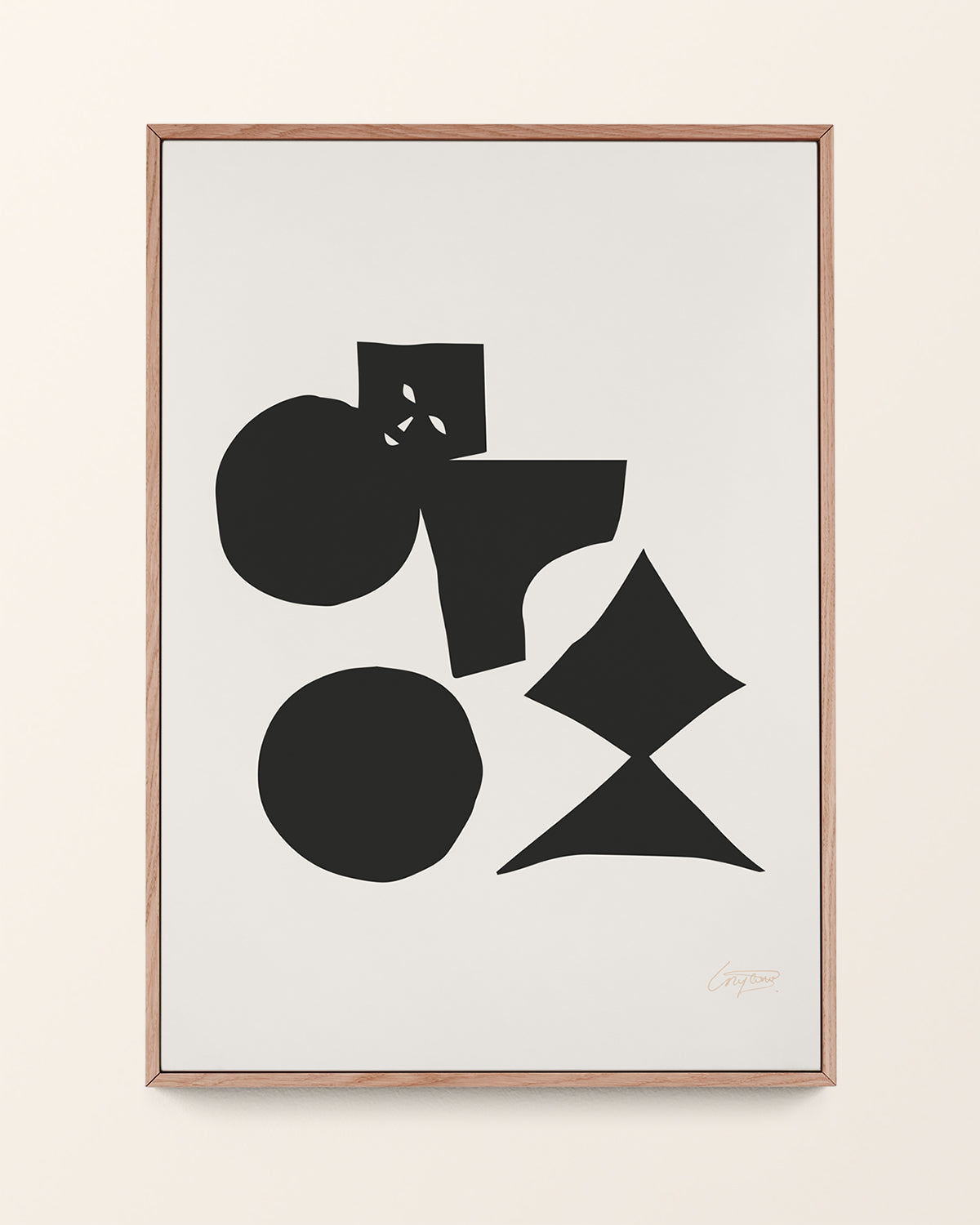 Ljudabsorbent ljus Ekram - Format Figure - Abstracta x Wall of Art